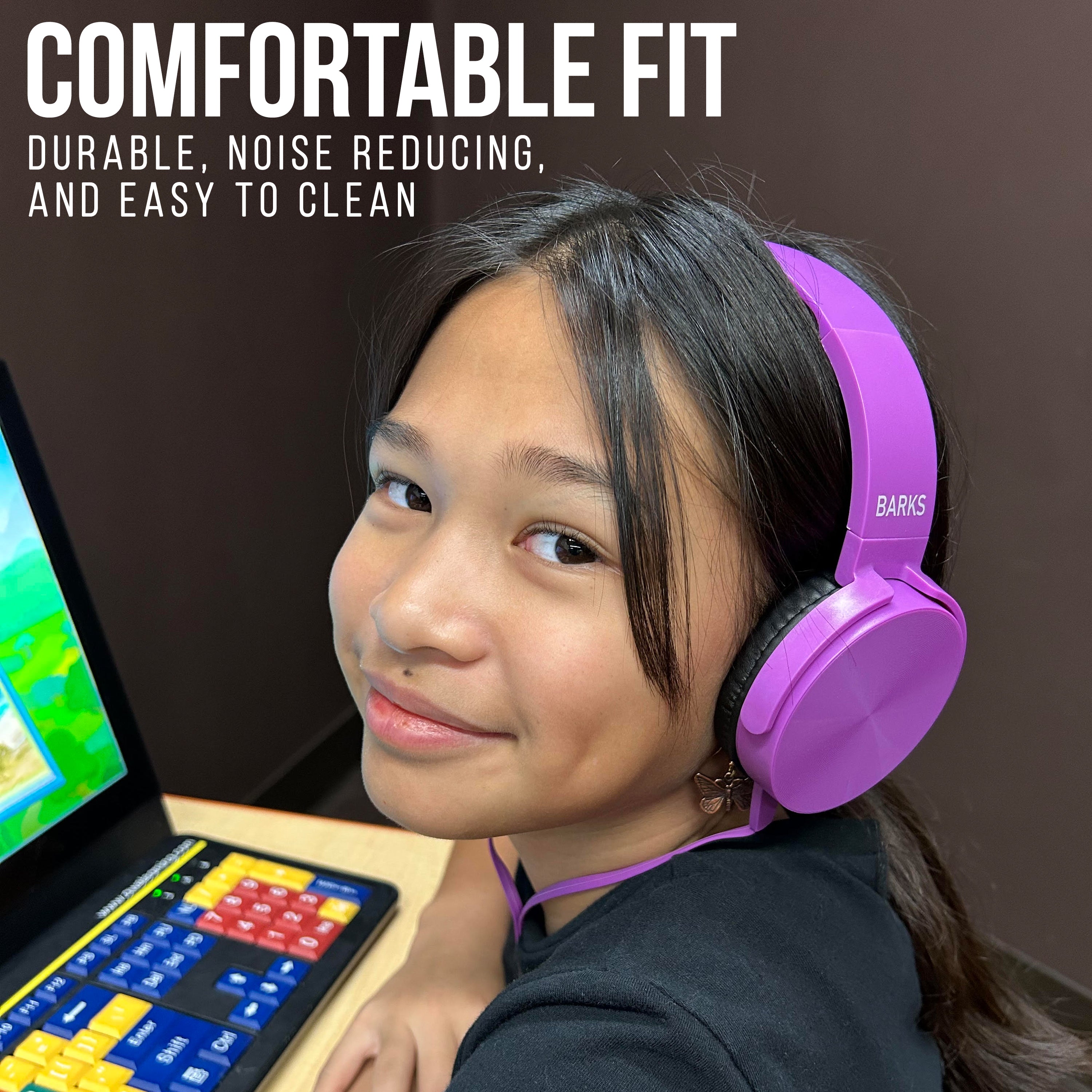 Colorful Bulk Headphones for Classrooms K-12 (10 Pack)